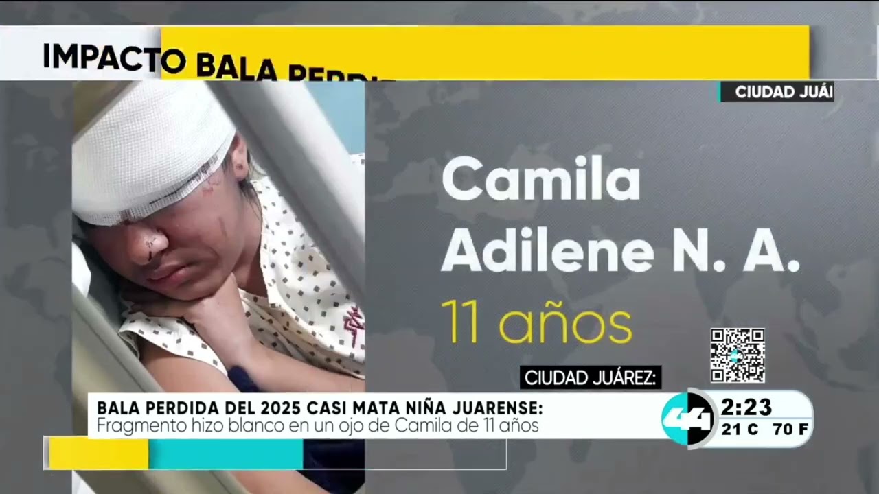 Impacto bala perdida adolescente juarense – El Canal de las Noticias ...