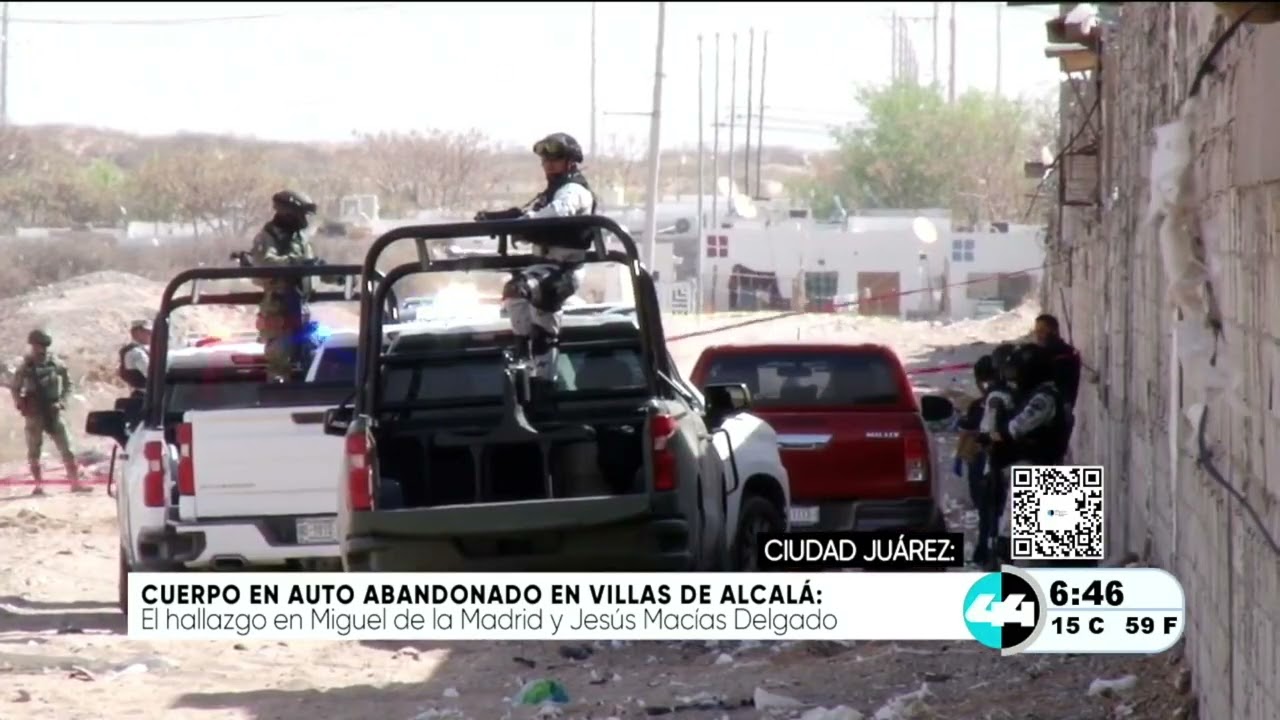 Cuerpo en auto abandonado en Villas de Alcalá – El Canal de las Noticias Digital