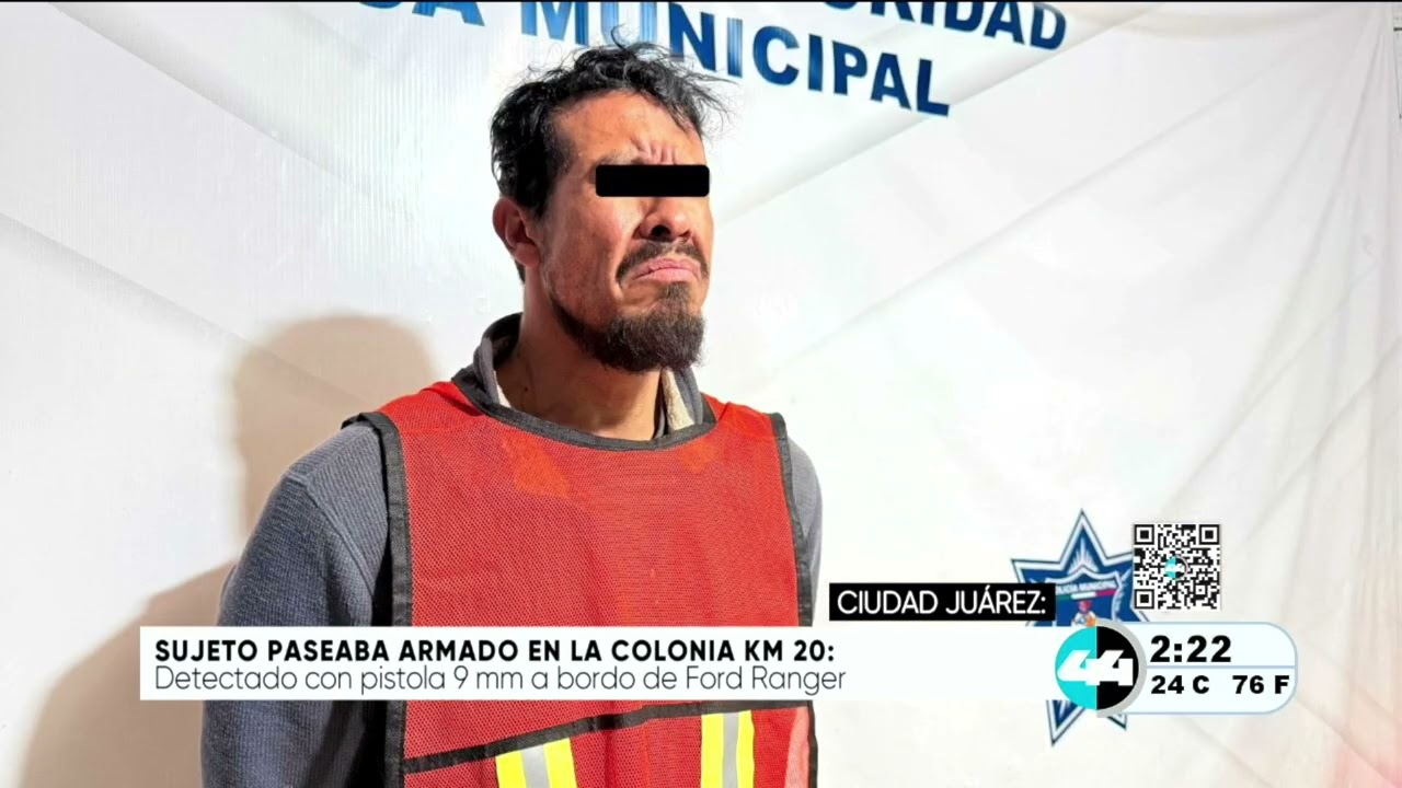 Sujeto paseaba armado en la colonia Km 20 – El Canal de las Noticias ...