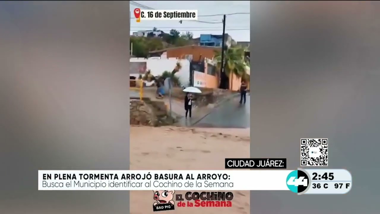 En plena tormenta arrojó basura en arrollo – El Canal de las Noticias ...