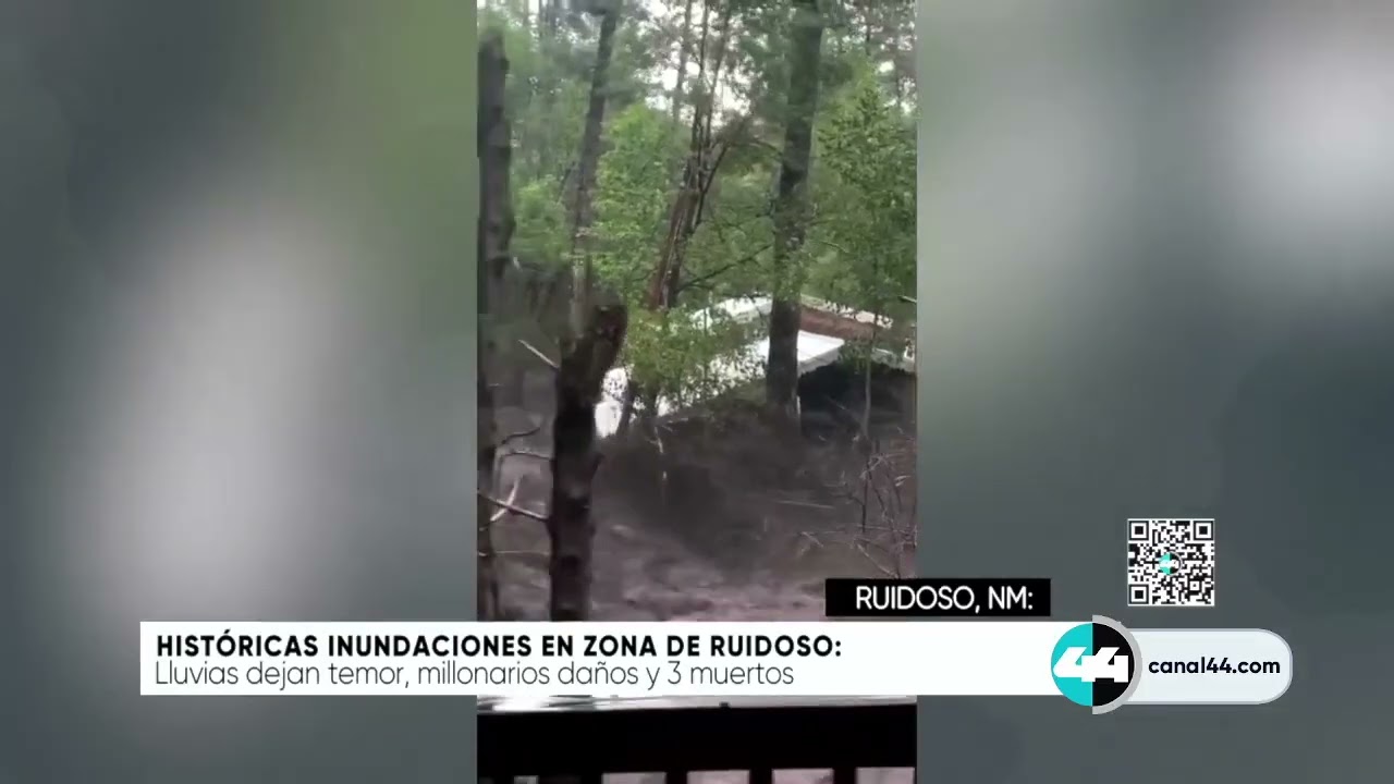 Históricas inundaciones en zona de Ruidoso – El Canal de las Noticias ...