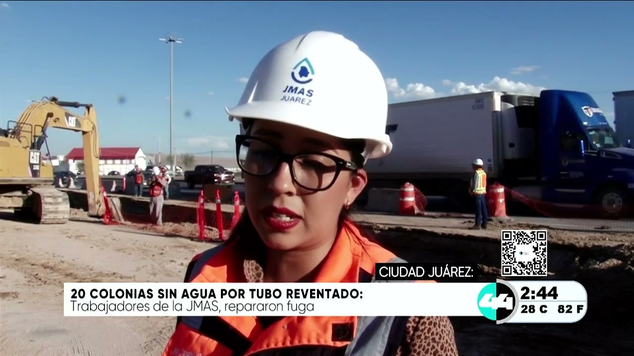 20 colonias sin agua por tubo reventado – El Canal de las Noticias Digital
