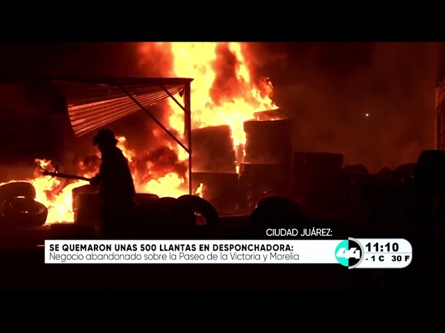 Se quemaron unas 500 llantas en desponchadora – El Canal de las ...