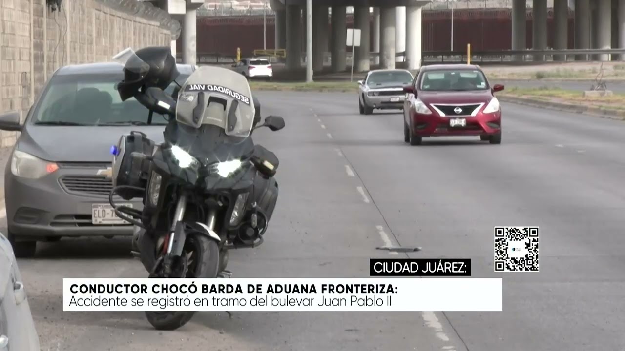 Conductor chocó barda de Aduana Fronteriza - El Canal de las Noticias ...