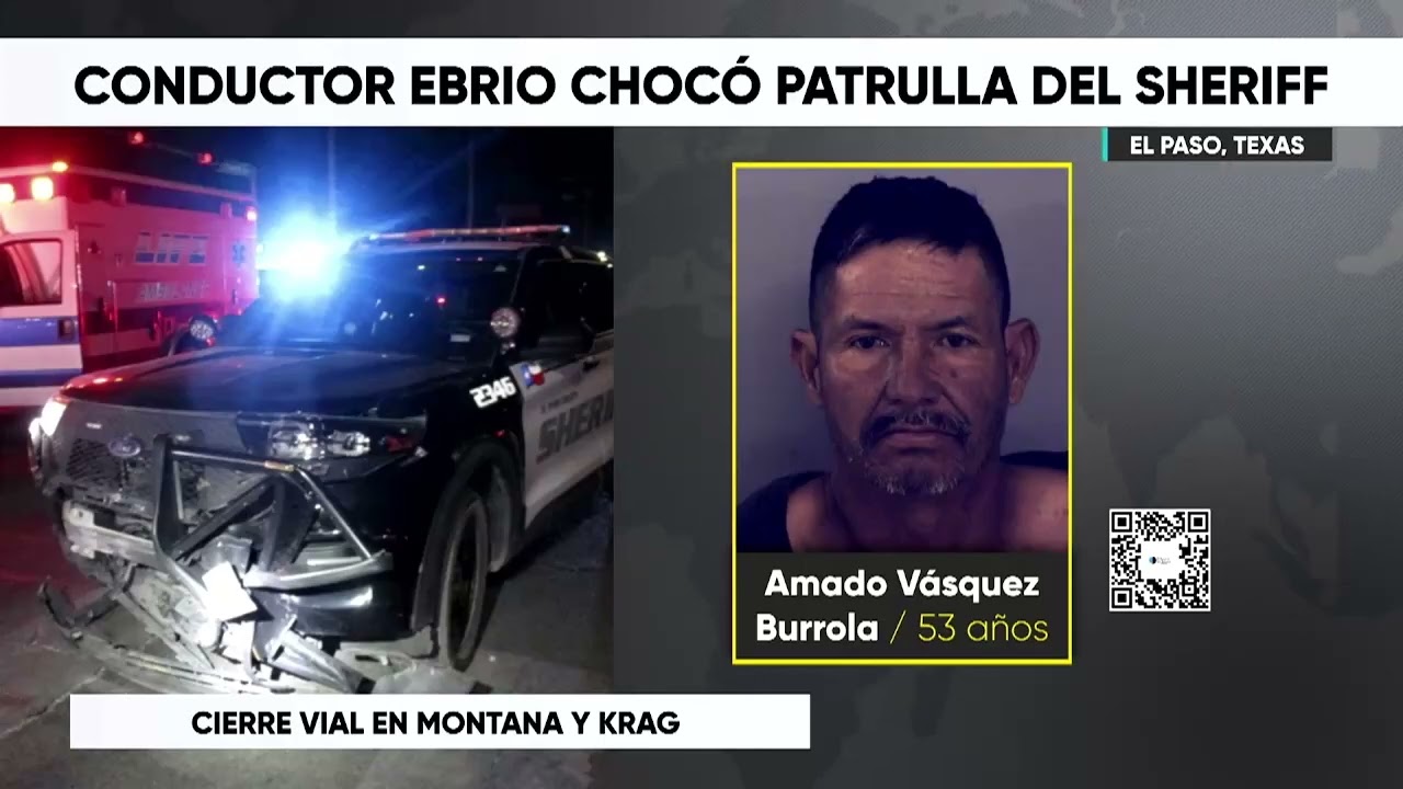 Conductor ebrio choco patrulla del Sheriff - El Canal de las Noticias ...