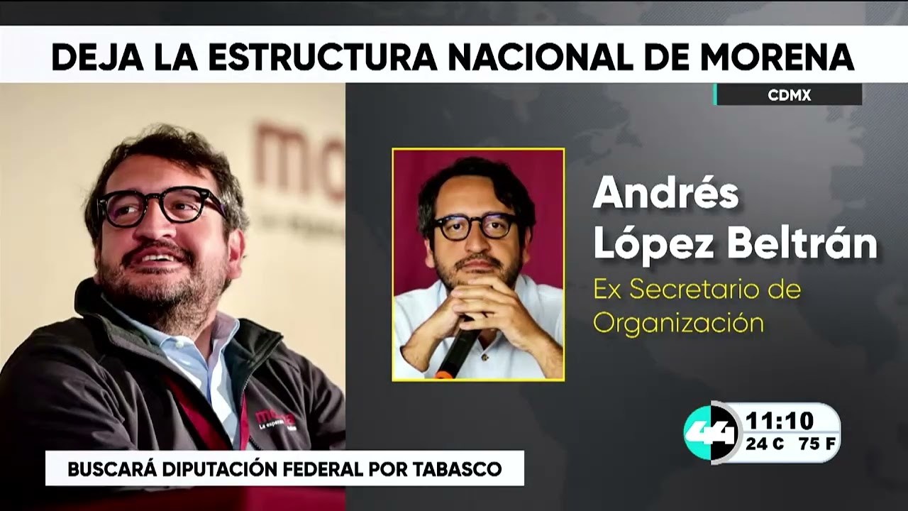 Deja la estructura Nacional de Morena.mov - El Canal de las Noticias ...