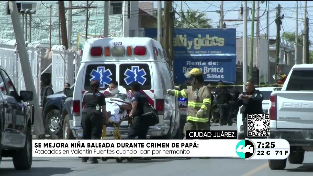 Mejora niña baleada durante cr men de papá - El Canal de las Noticias ...
