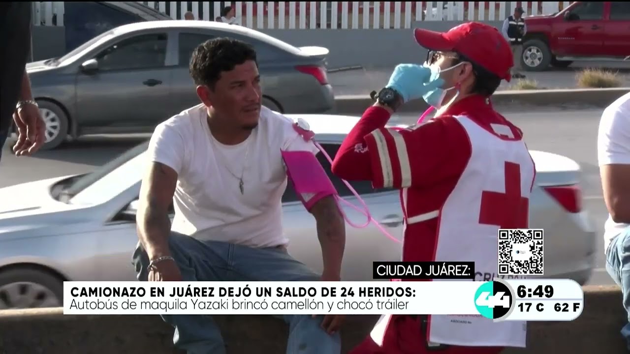 Camionazo en Juárez dejó un saldo de 24 heridos - El Canal de las ...