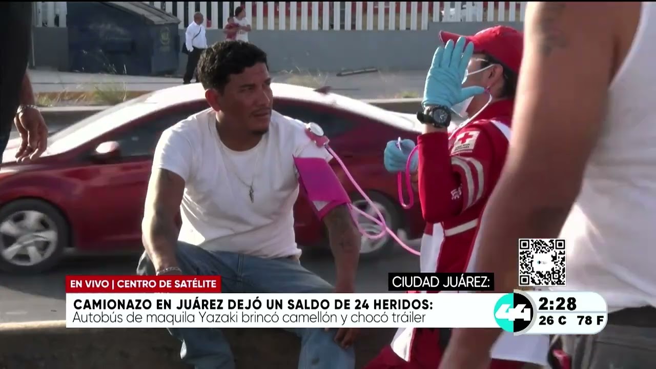 Camionazo en Juárez dejó un saldo de 24 heridos - El Canal de las ...