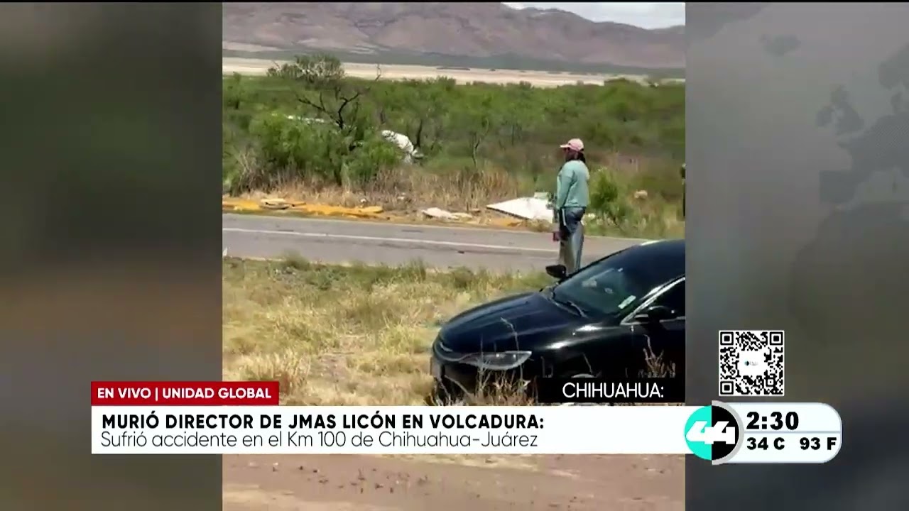 Mu.rió director de JMAS Licón en volcadura - El Canal de las Noticias ...
