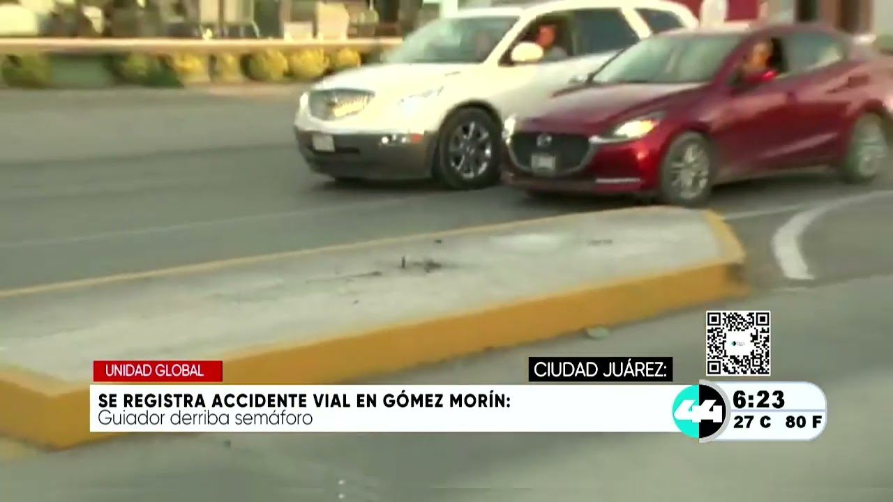 Se registra accidente vial en Gómez Morín - El Canal de las Noticias ...