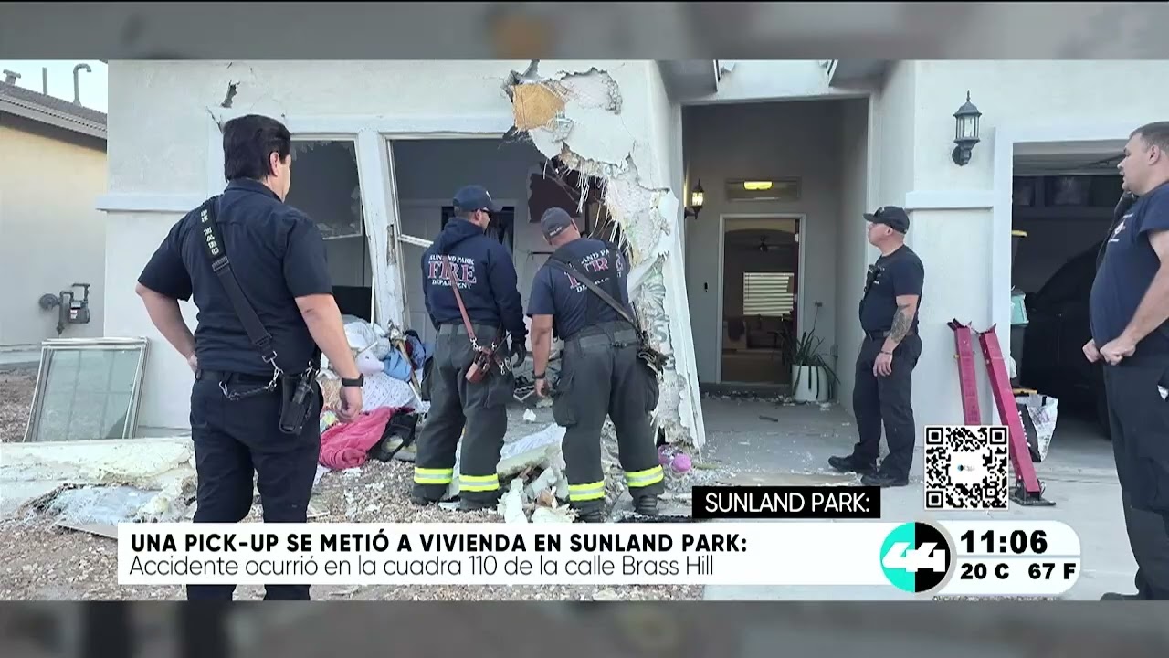 Una Pick-Up se metió a vivienda en Sunland Park - El Canal de las ...